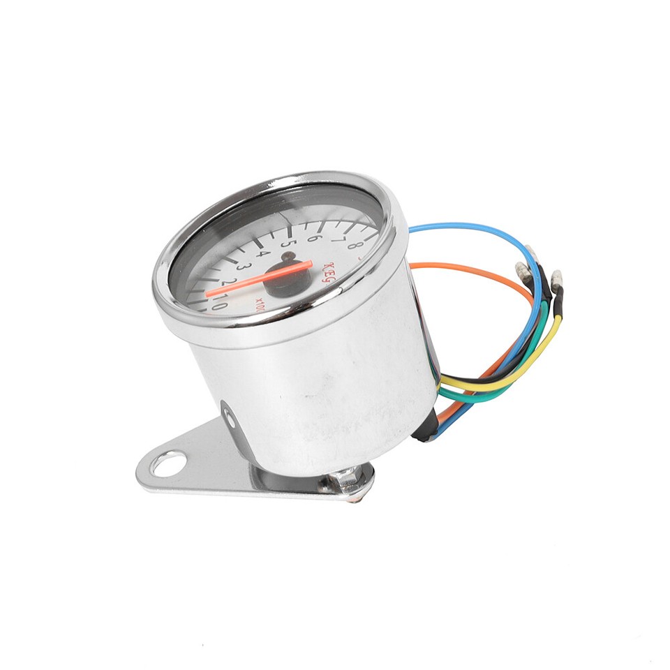 Universal Motorcycle LCD Signal Speedometer Tachometer Odometer Gauge ...