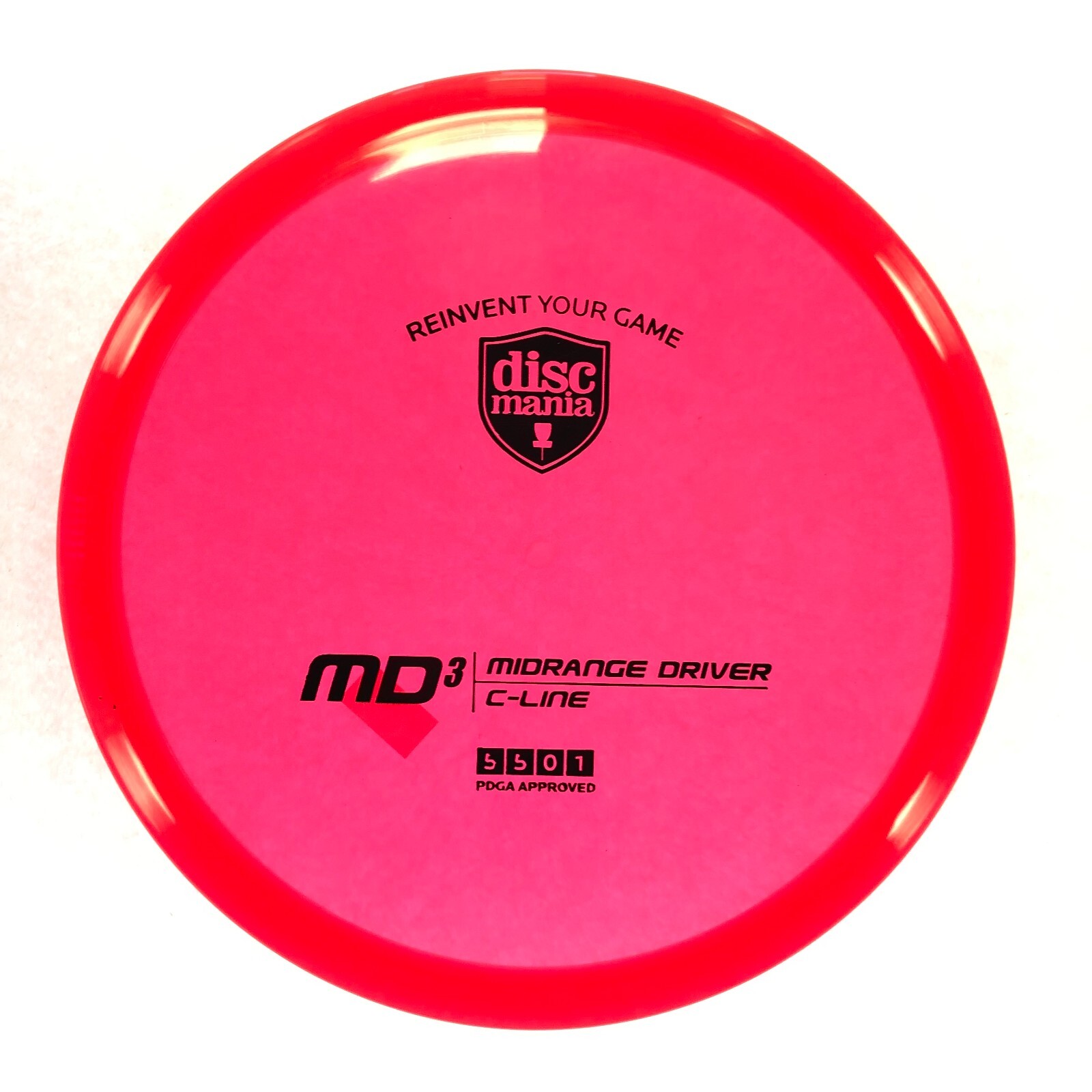 NEW DISC GOLF DISCMANIA C-LINE MD3 OVERSTABLE MIDRANGE 172g CORAL w ...