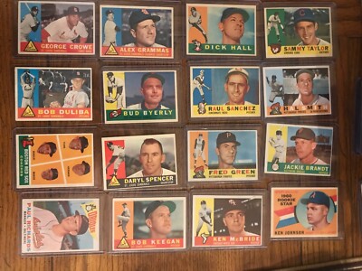 Fred Green 1960 Topps Baseball Card (Sale Is For Card In Title) (13,263 ...