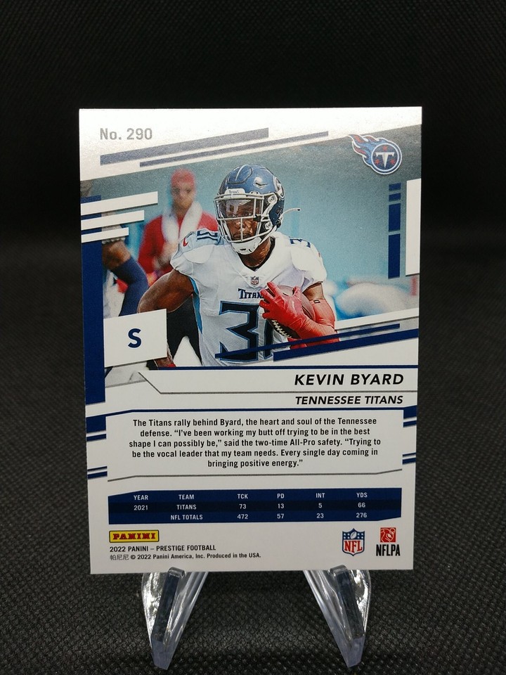 2022 Panini Prestige Kevin Byard Xtra Points #290 Diamond Parallel ...