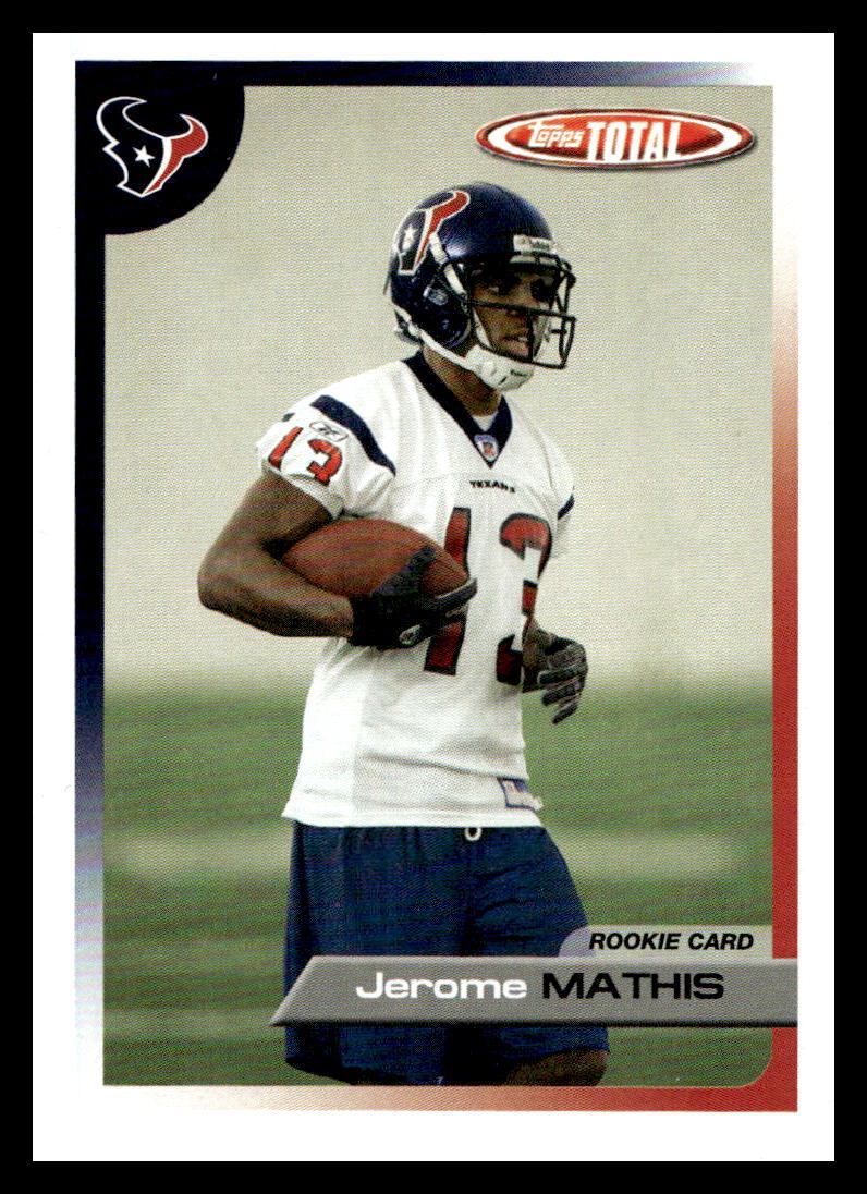 2005 Topps Total #451 Jerome Mathis RC Houston Texans | eBay