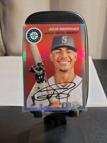 2023 Topps Chrome Platinum Anniversary #345 JULIO RODRIGUEZ (Refractor ...