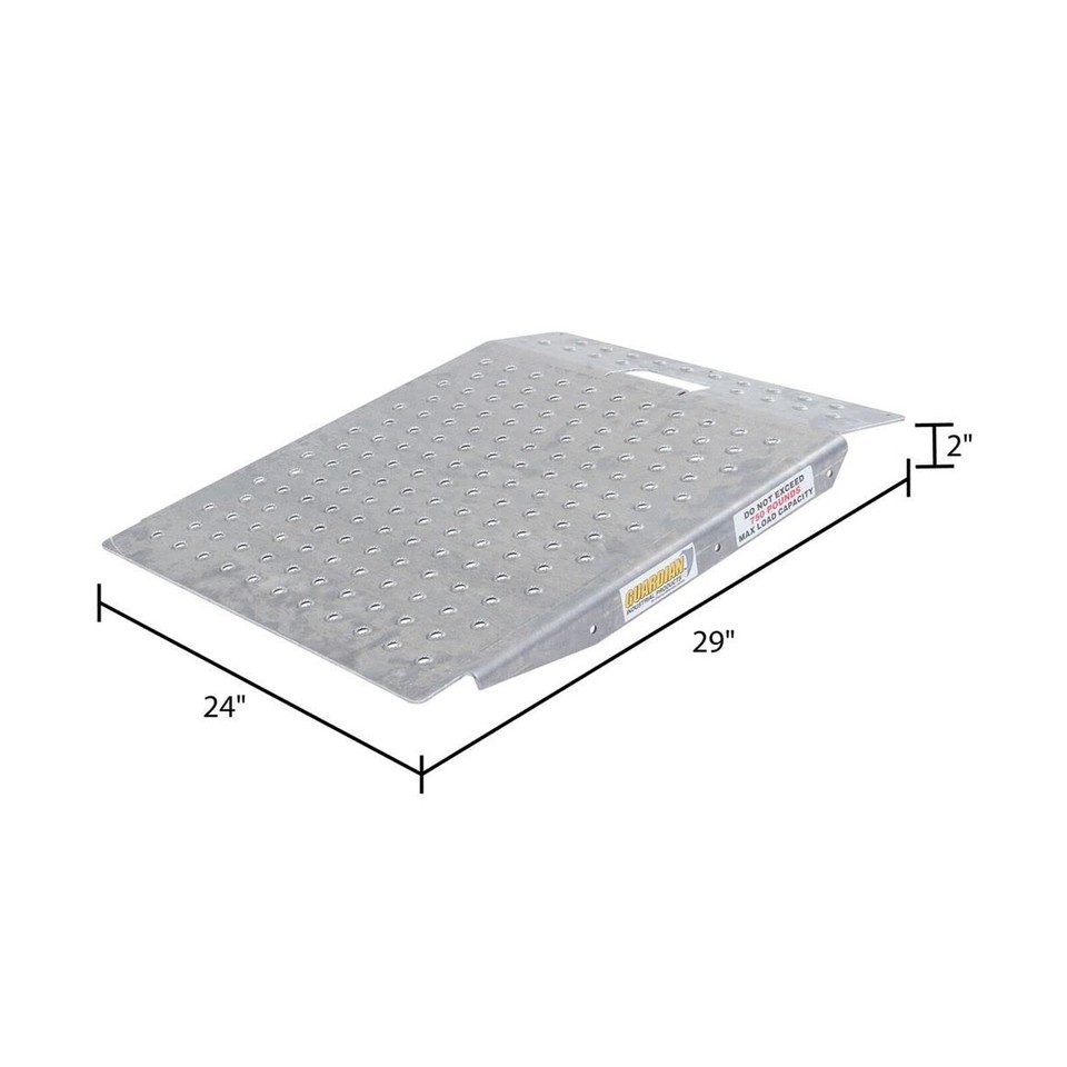 Guardian Aluminum Shed Storage Ramp - Lawnmower ATV Golf Cart ...