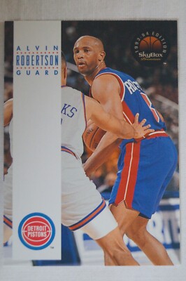 NBA Basketball Card Skybox 93-94 Series Detroit Pistons - Alvin ...