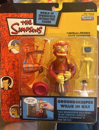 The Simpsons Groundskeeper Willie In Kilt Series 14 World Of ...