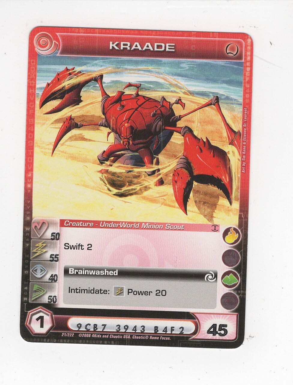 Chaotic Underworld Kraade Mid Energy Common | eBay