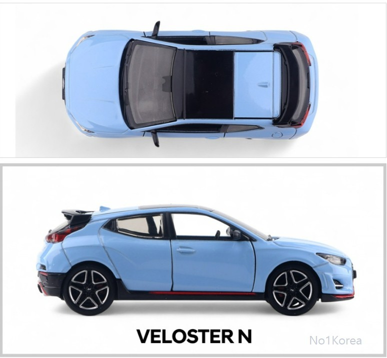 US Tariff Included] Hyundai Veloster N 1:38 Diecast Mini Car ...