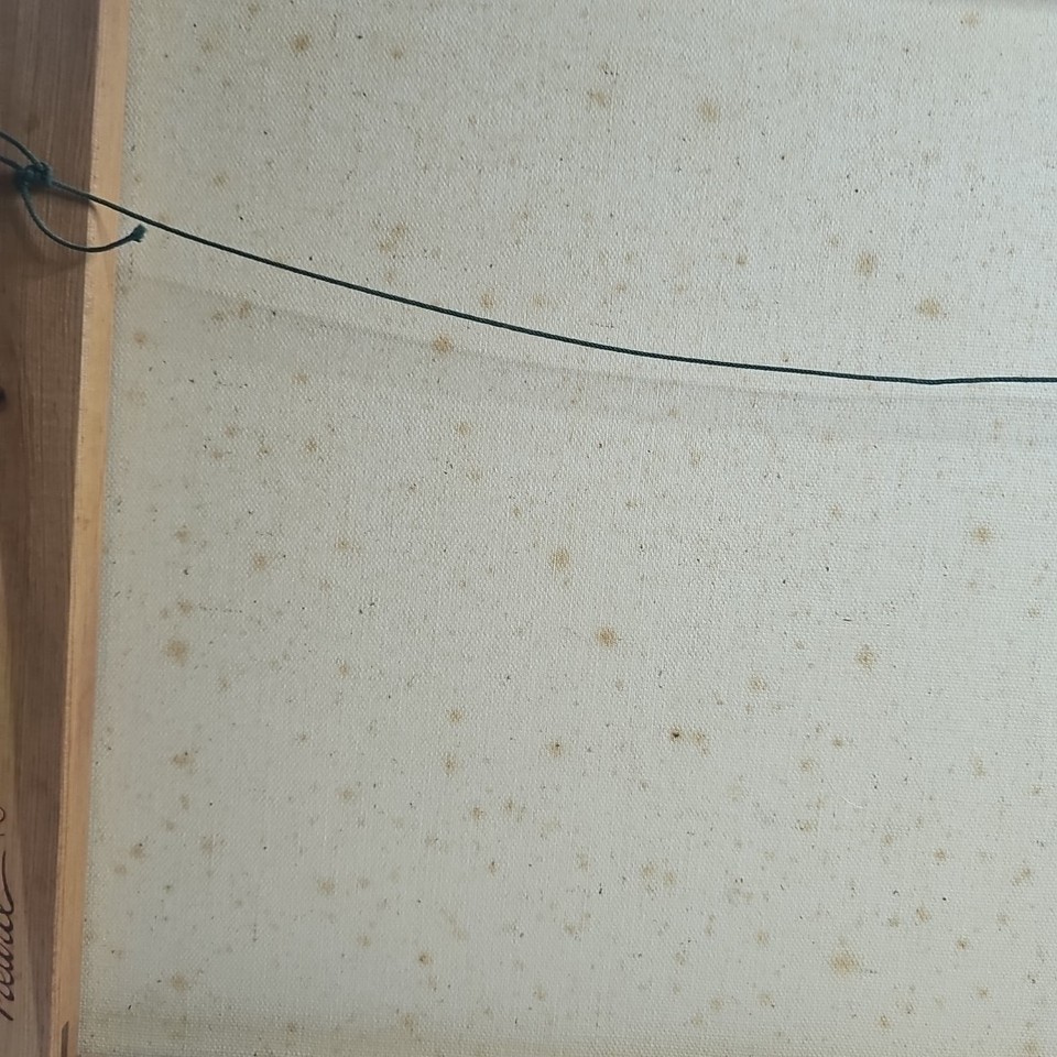 Tom Beecham Deer Family Buck Doe Framed Picture On Canvas 19.5x23.5 ...