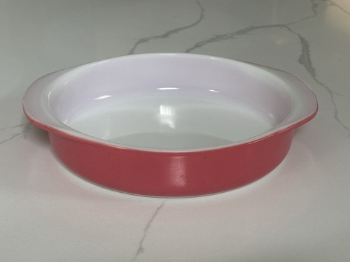 Vintage PYREX 221 Flamingo 8" Cake Baking Dish- Good Condition! | eBay