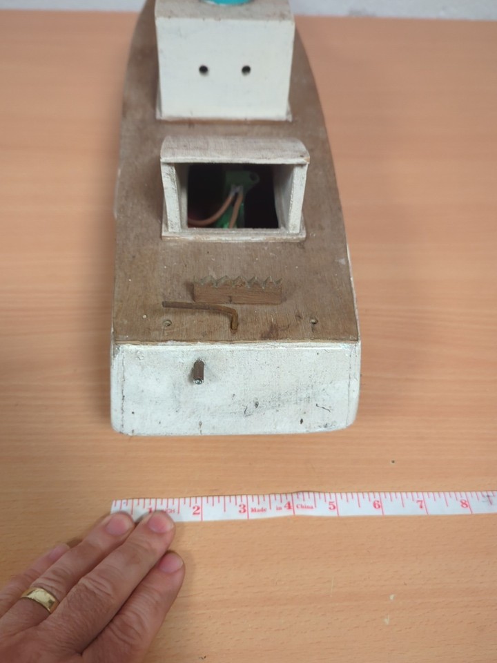 Mamod ME1 Marine Engine Powered Plywood Handmade Lake Boat Untested @hc ...