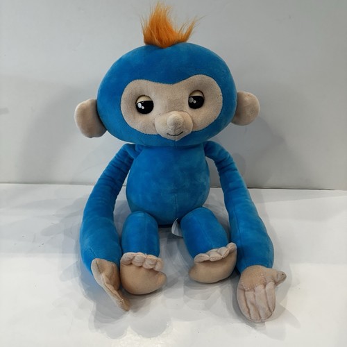 Fingerlings Hugs Interactive BORIS Blue Talking Stuffed Plush Monkey ...