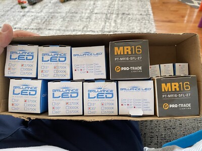 Brilliance led lights bulbs 2700k, 5700k, micro g4, and protrade mr16 ...