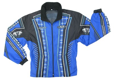 New Wulfsport Sz XL- 44" Chest Enduro Trials BLUE Jacket Motocross ...