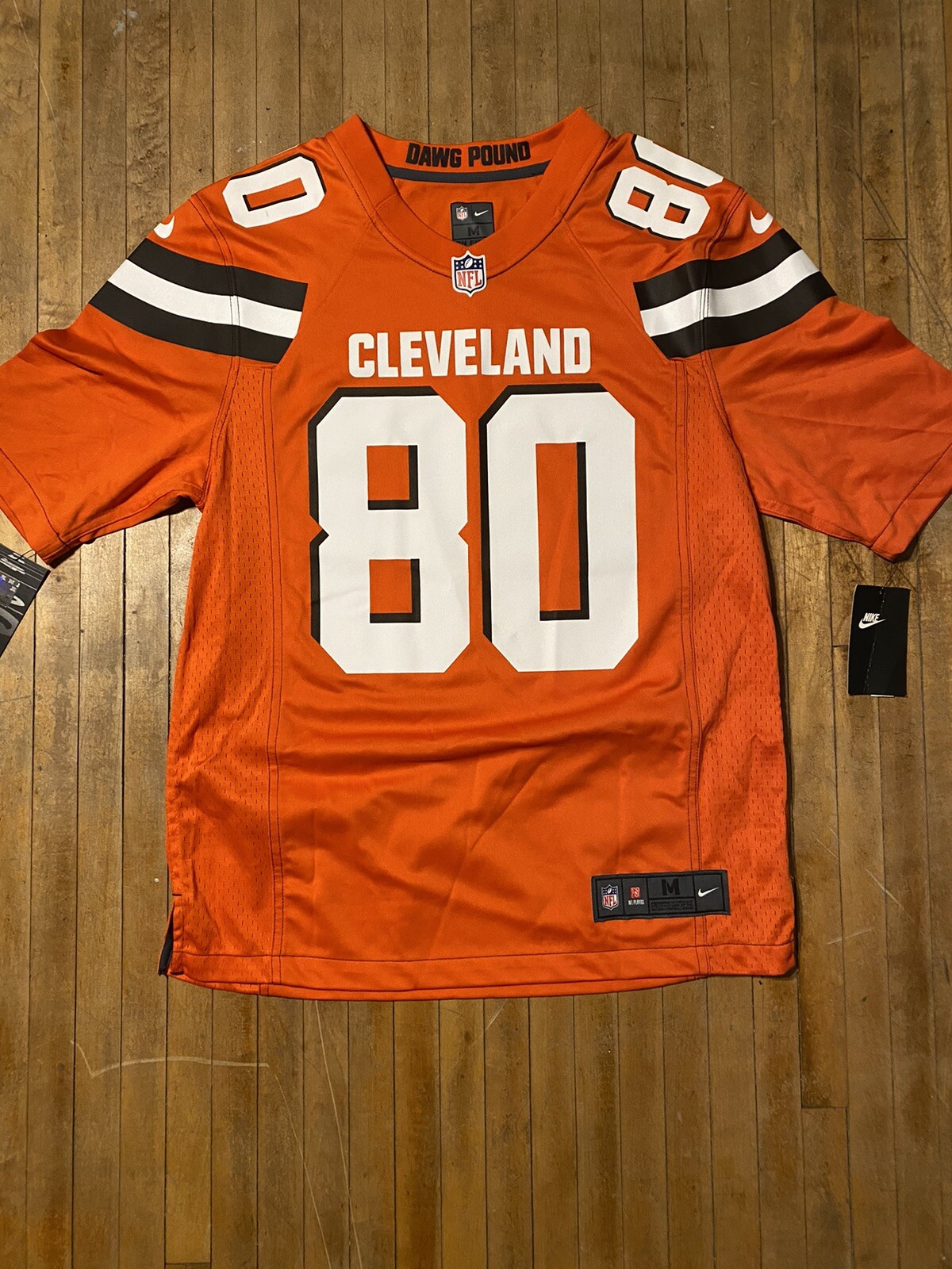 Jarvis Landry Cleveland Browns Orange Nike On-Field Jersey - Men’s ...