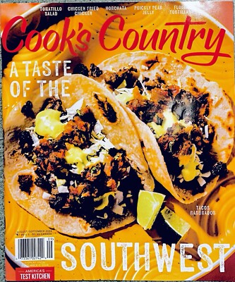 BRAND NEW COOK'S COUNTRY MAGAZINE AUGUST/SEPTEMBER 2024 TASTE OF THE ...