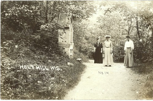 RPPC Holy Hill WI Wisconsin Three Ladies Religious H. Montgomery Real ...
