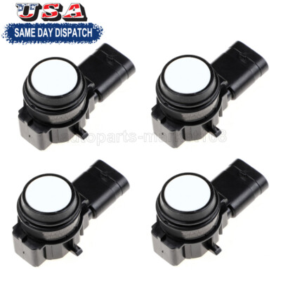 4PCS 66209261587 White Bumper PDC Parking Sensor For BMW F20 F22 F30 ...