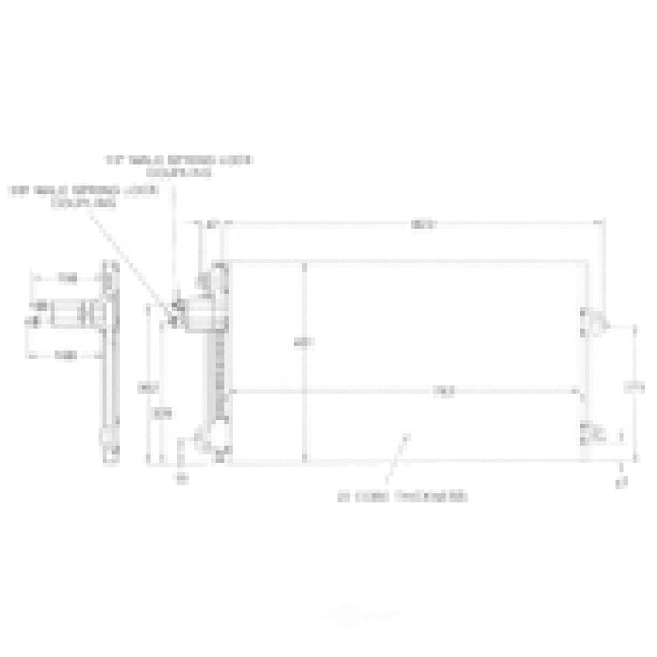 A/C Condenser Global Parts Distributors 4606C | eBay