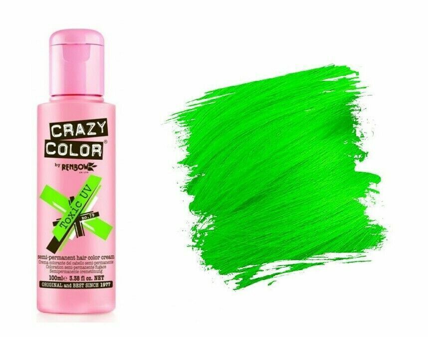 CRAZY COLOR SEMI PERMANENT HAIR DYE 100ml -All colours-Fast UK Postage ...