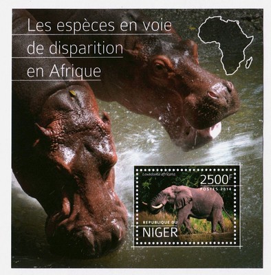 Niger 2014 Stamps Sheet Endangered Species Africa Animals MNH #18497 | eBay