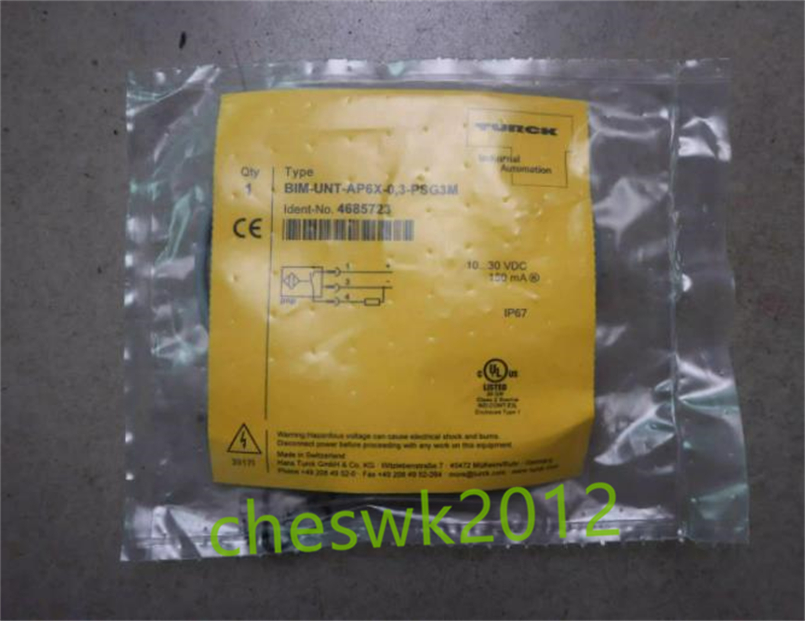 1PCS NEW IN BOX Turck BIM-UnT-AP6X-0,3-PSG3M magnetic sensor 4685723 | eBay