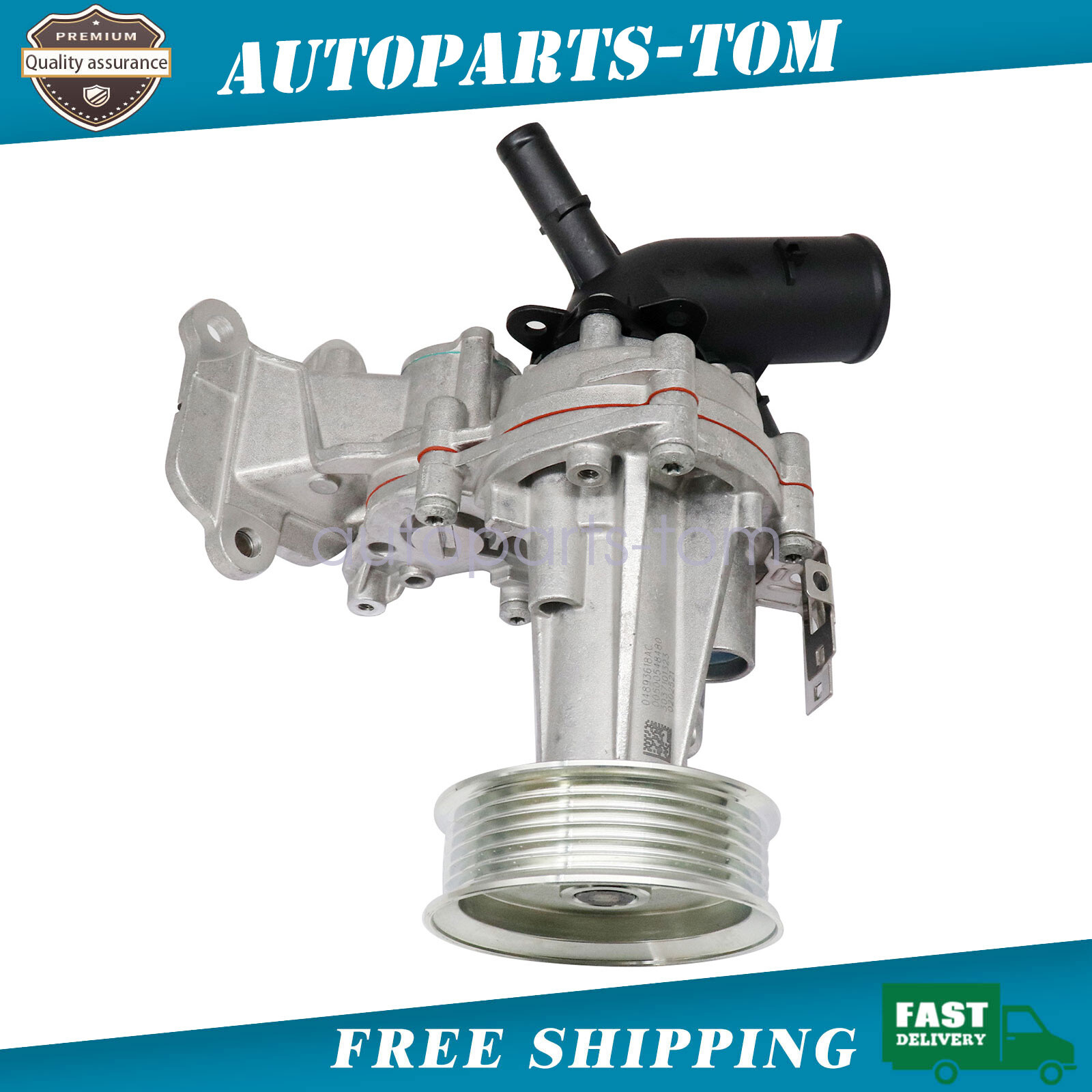 04893618AB FIT FOR Jeep Cherokee 2.0L L4 19-2023 Water Pump 4893618AC ...