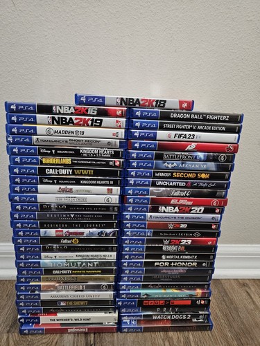 LOT OF (53) PRE-OWNED PS4 GAMES SOLD AS PICTURED ALL IN WORKING ...