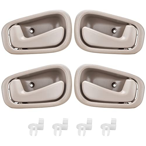 4Pcs Inside Interior Door Handle Front Rear Driver & 4pcs Inside Beige ...