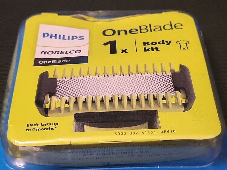 Philips Norelco OneBlade Body Kit QP610/80 One Pack Wet & Dry Use NEW ...
