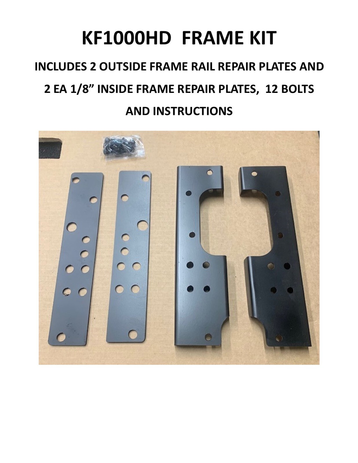 HD MOWER FRAME REPAIR KIT FOR HUSQVARNA, POULAN, ARIENS, CRAFTSMAN ...