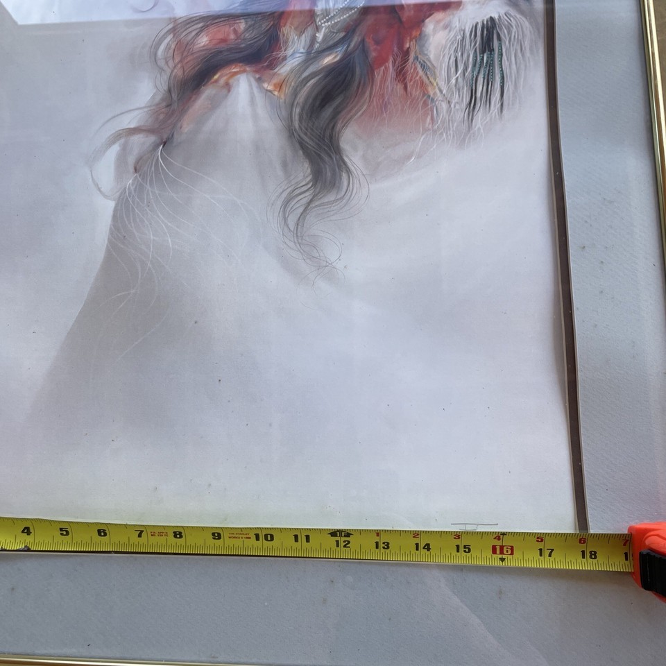 Ozz Franca Pencil Signed SLOW BULL Print No 102 Large Ltd Ed Framed 24 ...