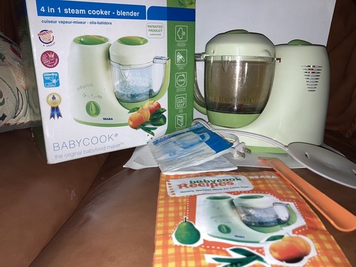 Babycook Classic Baby Food 4in1 Steam Cooker/Blender/Maker-Sorbet Puree ...
