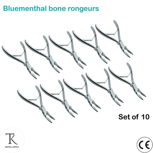10-PCs Dental Extractive Leur Bone Rongeur Blumenthal Orthopedic ...