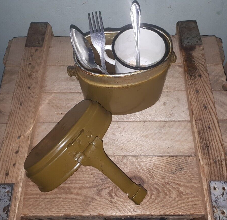 USSR Soviet Russian Red Army Soldier Cooking Pot Kit + Army Cup ...