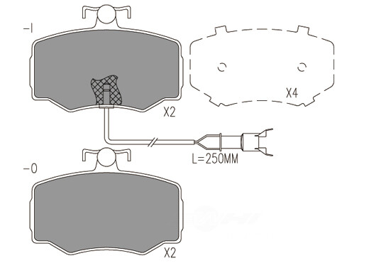 Disc Brake Pad Set-Super Brakes Dash 4 Brake SMD407 fits 88-89 Jaguar ...