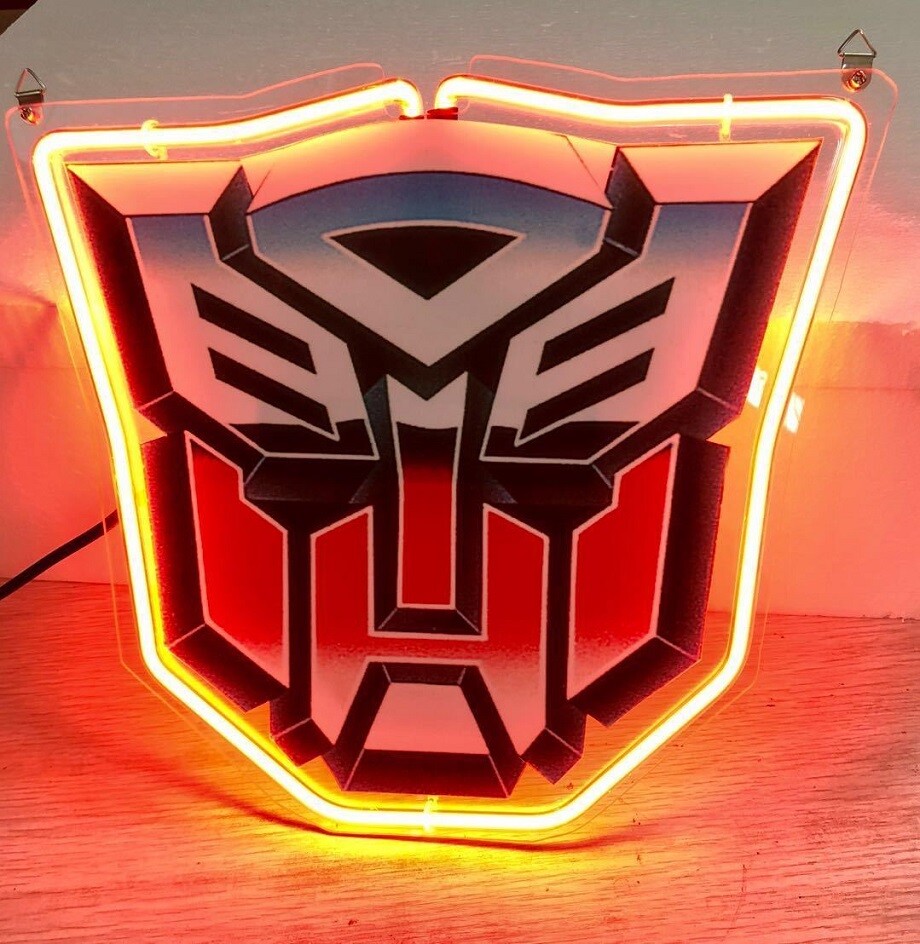 Transformers Optimus Prime Toy Acrylic 14" Neon Lamp Sign Bar Beer ...