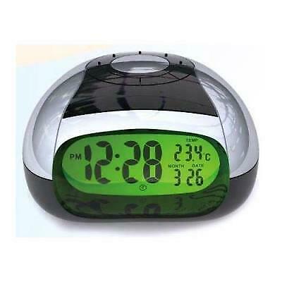 Ken Tech Talking Alarm Clock LCD Display Temperature & Date Light on ...