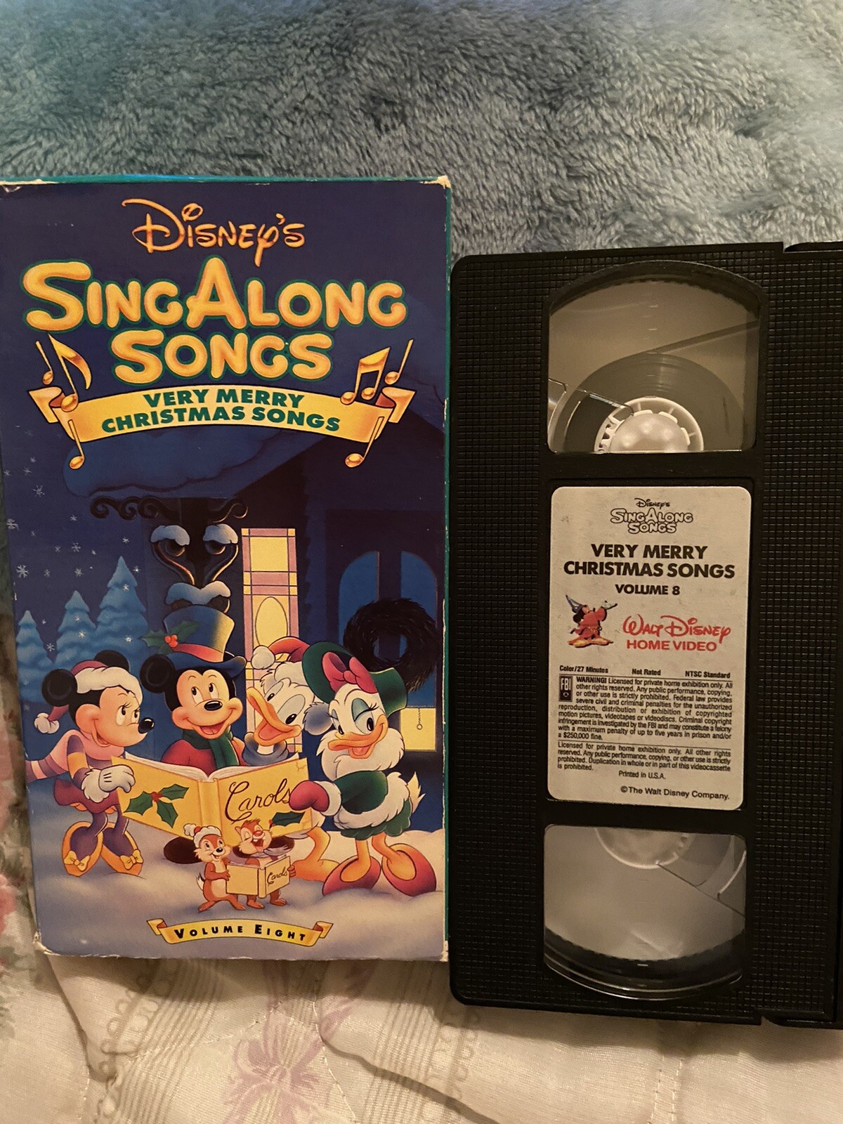 Disney’s Sing Along Songs Very Merry Christmas Songs VHS Vol 8 EUC ...