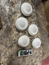 Capstone Lighting 689314 LED Puck Lights with Directional Base, 5 Count ...