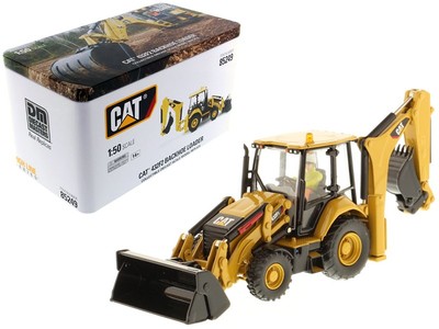 CAT Caterpillar 432F2 Backhoe Loader 1/50 Diecast Model with Operator ...