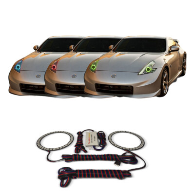 RGB Multi Color CHS Headlight Halo kit for Nissan 370z 09-16 | eBay