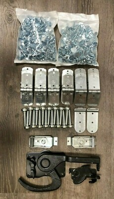 46 Piece TODCO Style Trailer Roll Up Door Hardware Kit- 1"Rollers- Lock ...