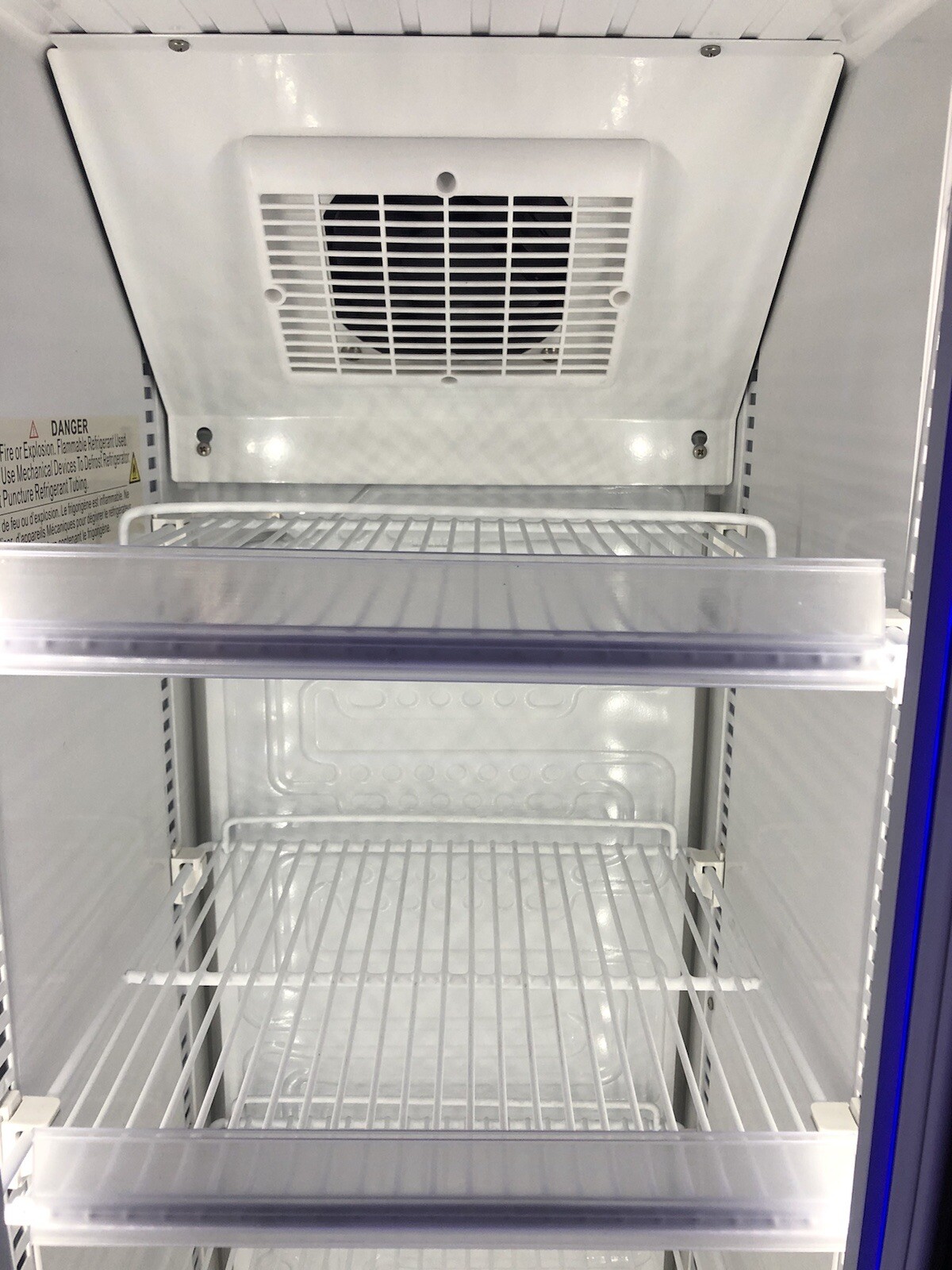 Near Mint Red Bull Energy Refrigerator Glass Door Aluminum Bar Slim ...