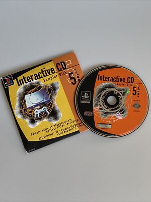 Sony PS1 Demo Disc Vol 5 Parappa Cool Boarders 2 IQ NFL GameDay 98 ...