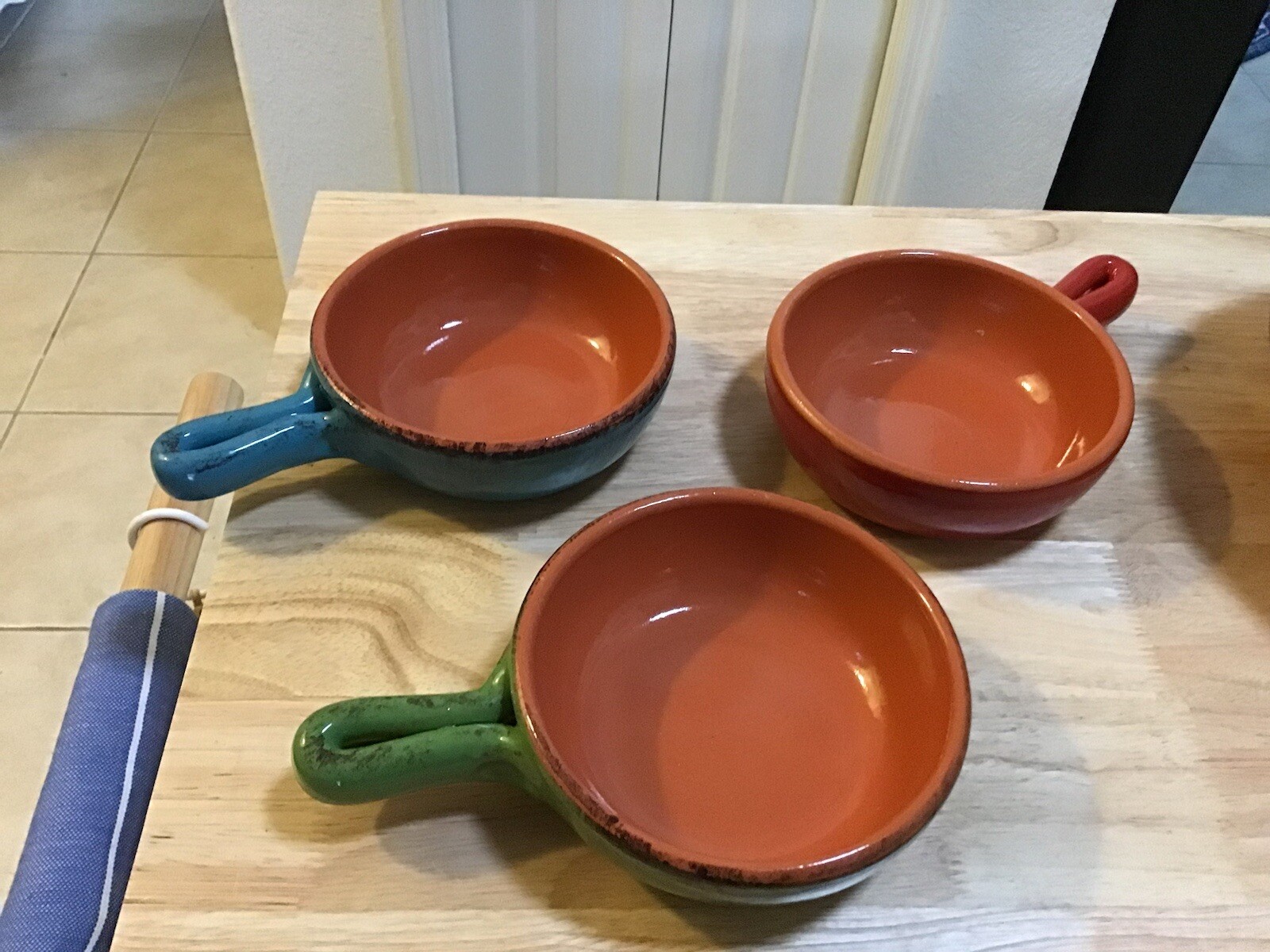 De Silva Fabrique en Italie Terracotta Bowls Set of 3 | eBay