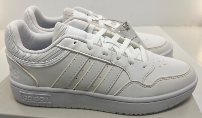 ADIDAS Mens Hoops 3.0 White / White Basketball Shoe IG7916 NWD Free ...