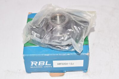 NEW RBL SBFD204-12J 2-Bolt Flange Bearing 3/4'' | eBay
