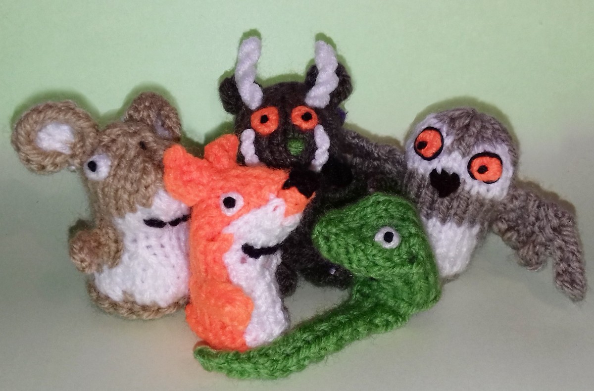 Free Knitting Patterns For Finger Puppets Puppet Knitting Patterns