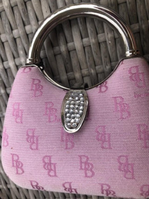 Designer Brentano handbag purse evening small Bag Clutch CLOSEOUT Pink ...