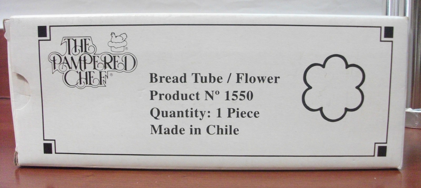 The Pampered Chef Bread Tube Flower #1550 Valtrompia NEW IN BOX Bakery ...